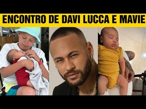Neymar Mostra Encontro De Davi Lucca E A Irm Mavie Youtube