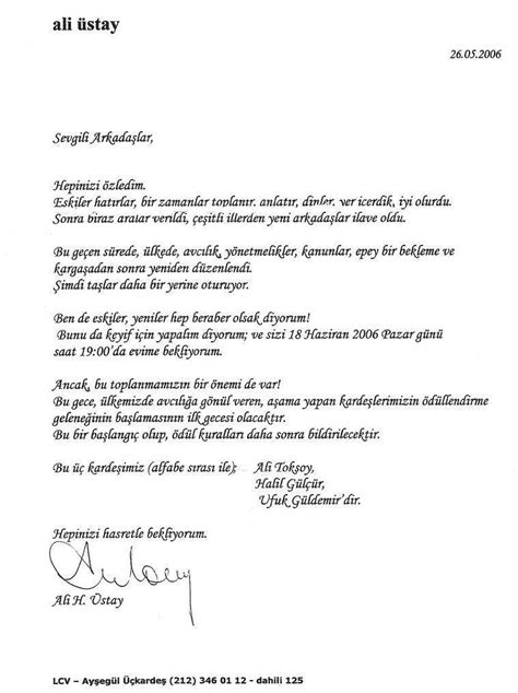 Mektup Nasil Yazilir Eodev