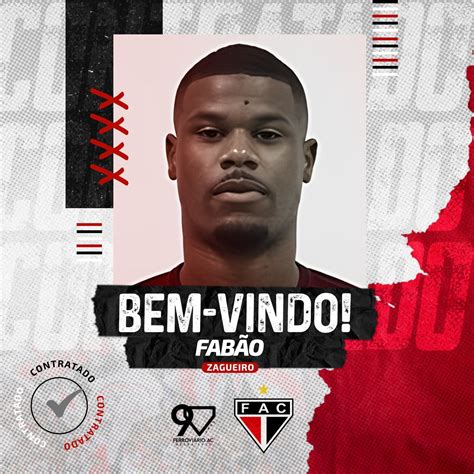 Fabão é mais um novo zagueiro anunciado pelo Ferroviário