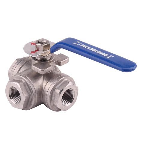 Snapklik Dernord Way Ball Valve L Mounting Pad Stainless