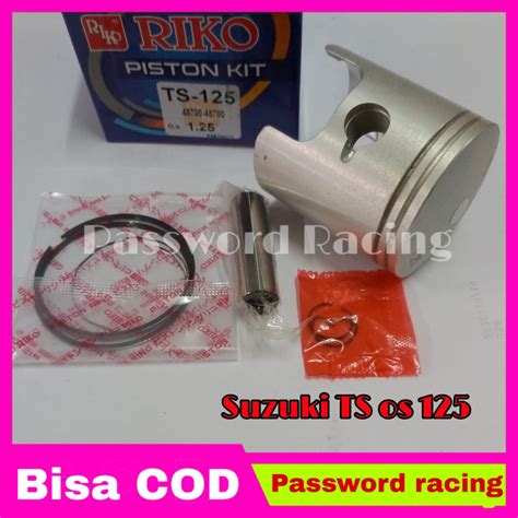 Piston Seher Suzuki TS Os 125 Riko Racing Part Lazada Indonesia