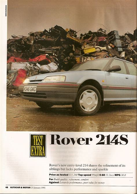 Rover 214S Road Test 1991 1 Trigger S Retro Road Tests Flickr