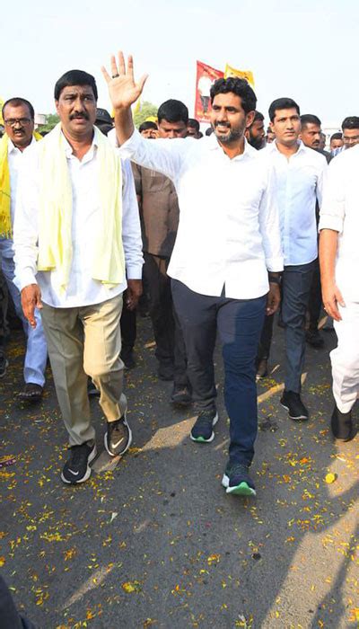 Nara Lokesh Yuva Galam Padayatra Day
