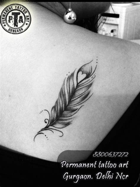 Friend Tattoos Feather Tattoo Design Tattoo Design With Black