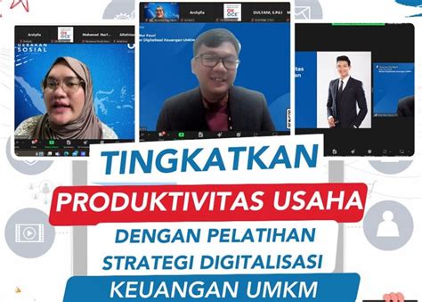 Dukung Pengembangan Usaha Ok Oce Gelar Pelatihan Pelaporan Keuangan Umkm
