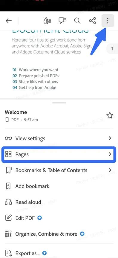 how to delete pages from pdf on android updf