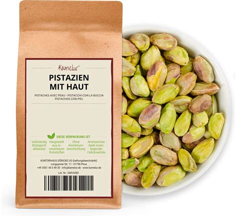 500g De Pistaches Sans Coque Et Avec Peau Graines De Pistaches
