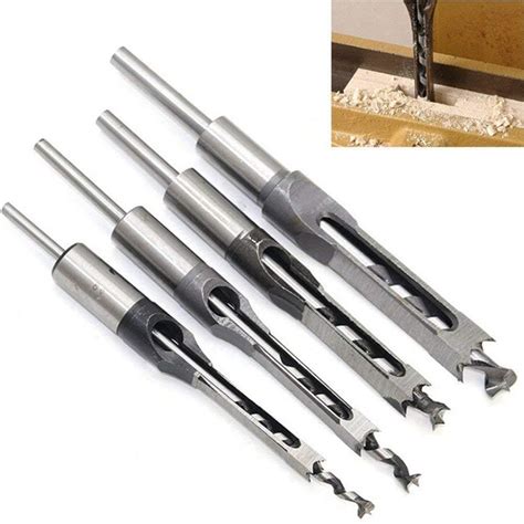 Lot de 4 forets à bois à trous carrés pour mortaiser le bois Amazon ca