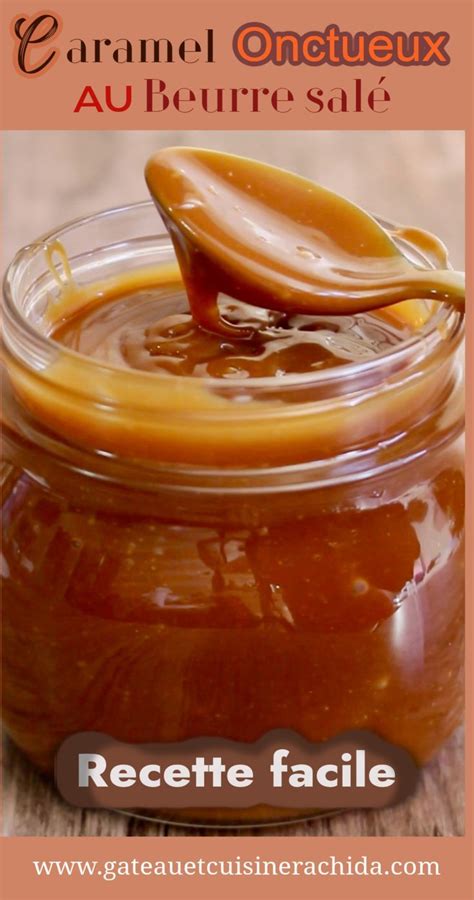 Caramel onctueux au beurre salé Recette caramel Recette caramel