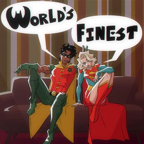 Fan Art Gabriel Larragan S World S Finest Robin And Supergirl