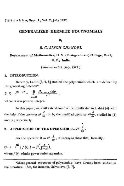 [pdf] generalized hermite polynomials