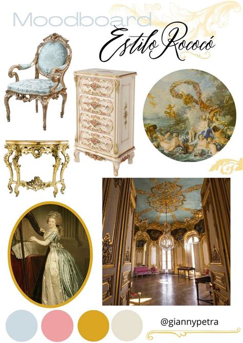 Moodboard Estilo Rococó Barock
