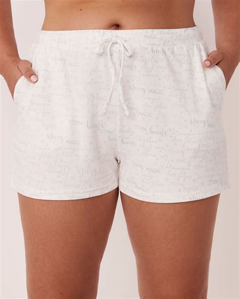 Super Soft Pyjama Shorts Magical Words La Vie En Rose