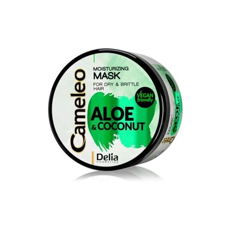 Delia Cosmetics Cameleo Aloe Coconut Máscara Hidratante o Cabelo Seco