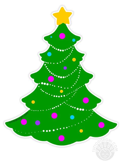 Albero Di Natale Da Ritagliare Addobbi Di Natale Per Finestre