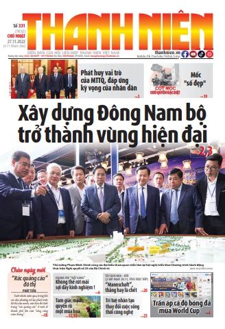 Thanh Niên số 331 Chủ Nhật ngày 27 11 2022