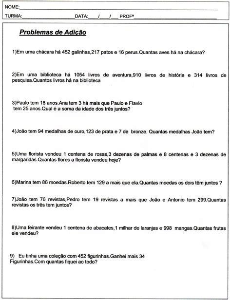 Atividades Sobre Problemas De Multiplicação E Divisão 57E