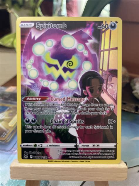 Spiritomb Tg Tg Full Art Nm M Lost Origin Pokemon Card Values Mavin