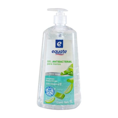 Gel Antibacterial Equate Para Manos Con Aloe Vera L Walmart