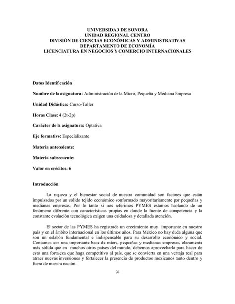 Administración de la Micro Pequeña y Mediana Empresa
