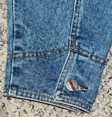 Vintage Z Cavaricci Blue Mens Jean Denim Jacket Siz Gem