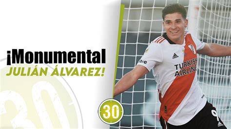 Julián Álvarez anotó 6 goles en la goleada de River Plate a Alianza