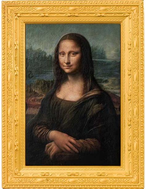 Mona Lisa Leonardo Da Vinci Oz Silver Coin Francs Chad