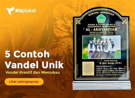 5 Contoh Plakat Ucapan Terima Kasih Yang Populer