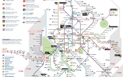 Plano Del Metro De Madrid Completo Actualizado Planos De Metro