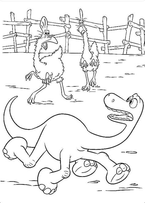 Dibujos De El Viaje De Arlo 7 Para Colorear Para Colorear Pintar E