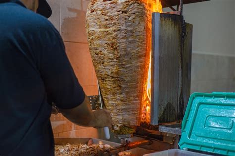 Premium Photo Meat Trompo For Tacos Al Pastor Mexican Street Food