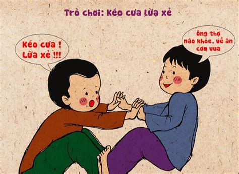 Tranh vẽ chủ đề trò chơi dân gian đẹp nhất
