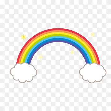 Descarga Gratis Arte Del Arco Iris Arco Iris De Dibujos Animados