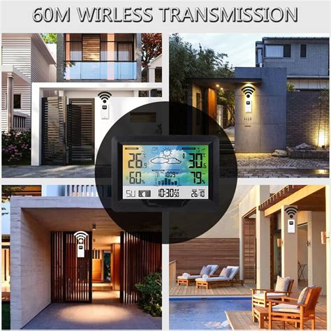 Wireless Weather Station Indoor Outdoor Weather Forecast Station With