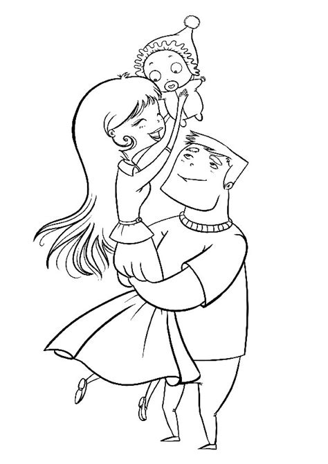 Coloriage Famille 21 LesColoriages Net