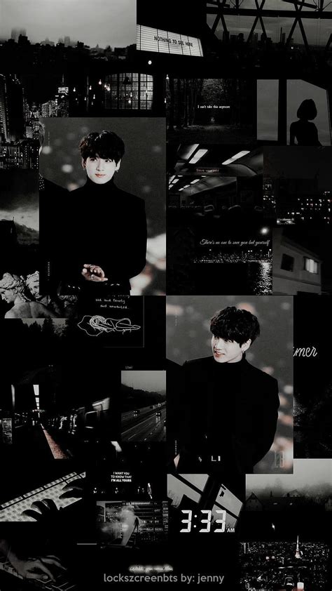 Wallpaper Jungkook Aesthetic Black For Free Myweb