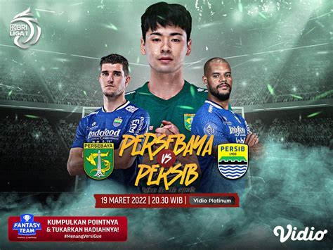 Persebaya Vs Persib Bandung Link Live Streaming Liga 1 Malam Ini Vidio