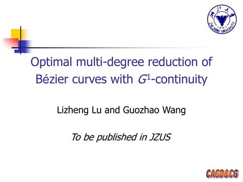 ppt degree reduction of bézier curves powerpoint presentation free download id 5165231
