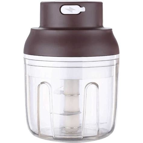 Mini Hachoir Electrique Presse Ail Robot Culinaire Rechargeable Avec