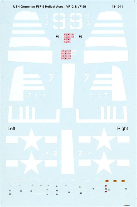 Grumman F F Hellcat Aces Schemes Microscale