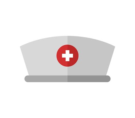 Sombrero De Enfermera Vector Premium