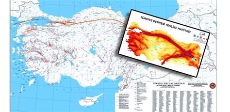 TÜRKİYE DEPREM RİSK HARİTASI GÖRÜNTÜLEME Fay hattı nerelerden hangi