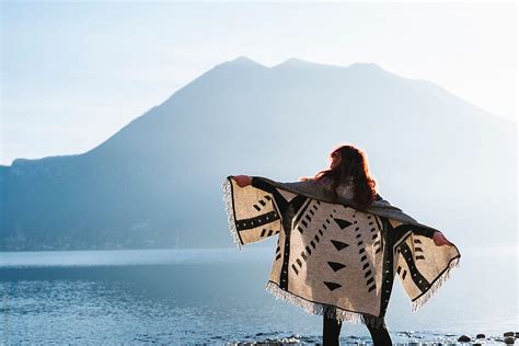 Woman Relaxing At The Lake By Stocksy Contributor Simone Wave Stocksy