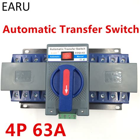 P A V Mcb Type Dual Power Automatic Transfer Switch Ats Ates For