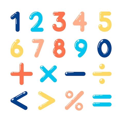 Paquete de símbolos matemáticos dibujados a mano Vector Gratis