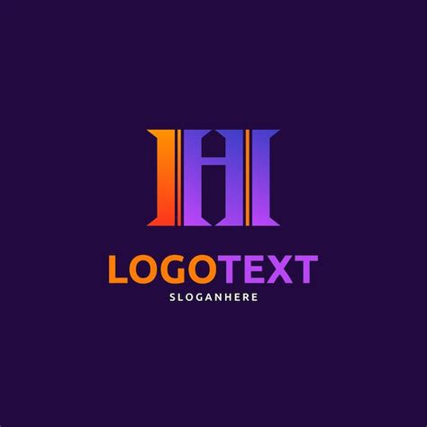 Logotipo De La Letra H Vector Premium