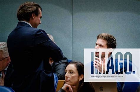 The Hague Thierry Baudet Fvd And Gideon Van Meijeren Fvd During The