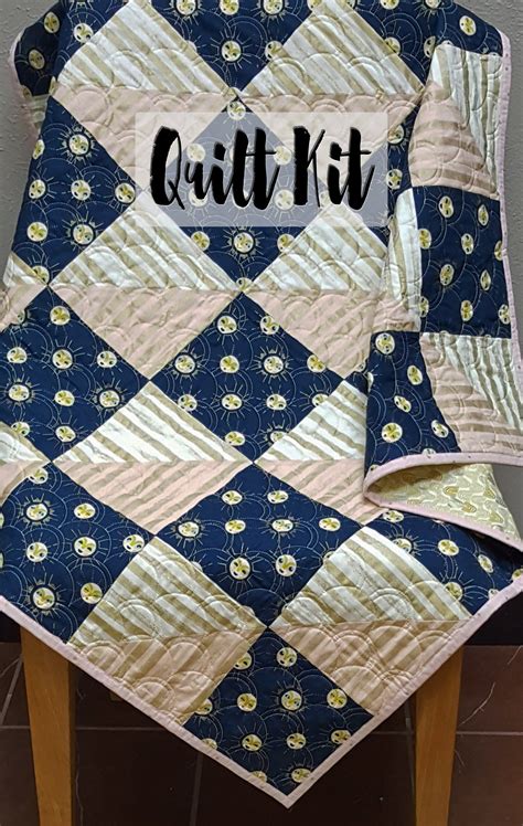 Easy Quilt Kit Beginner Quilt Kit Baby Girl Quilt Kit DIY Etsy