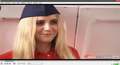 Blonde Flight Attendant In Eva Lovia Dp Star Sex Challange