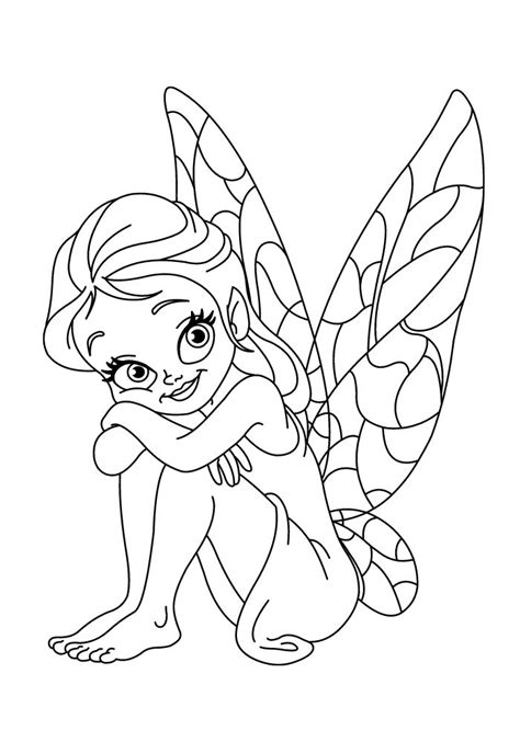 Disegno Di Fata Dei Cartoni Con Bacchetta Magica Da Colorare Disegni